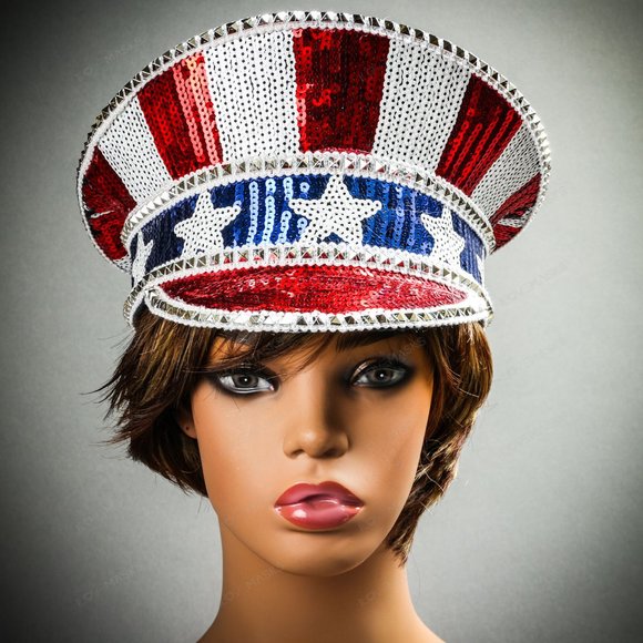 ILOVEMASKS | Accessories | New Usa Uncle Sam July 4th Burning Man Party ...
